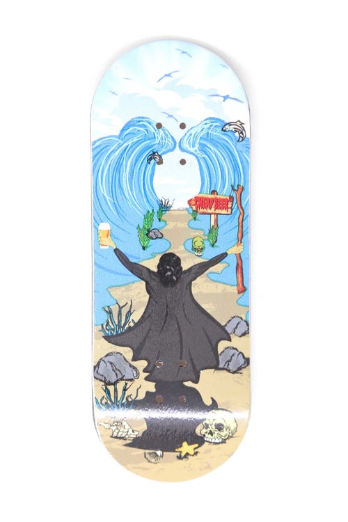 Skull Fingerboards - Drunk Moses Wooden Fingerboard Graphic Deck (34mm ...