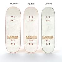 Blackriver Fingerboards Single Deck - RiverLand Skulls - XWide 33.3mm ...