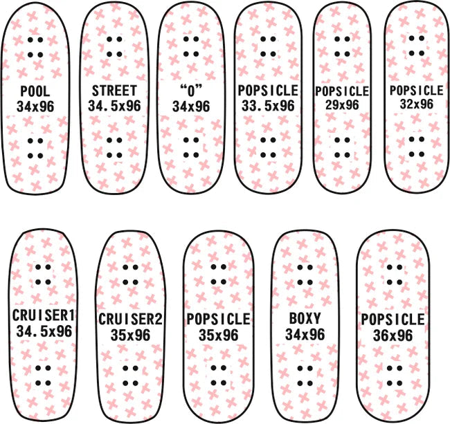 DK Blank Complete Fingerboards - Assorted Shapes and Colours – On Point ...